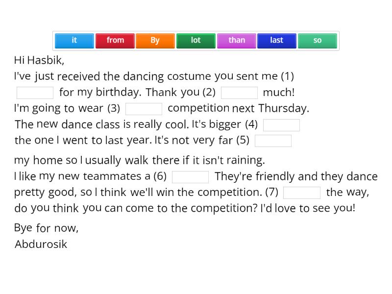 hobbies - Complete the sentence