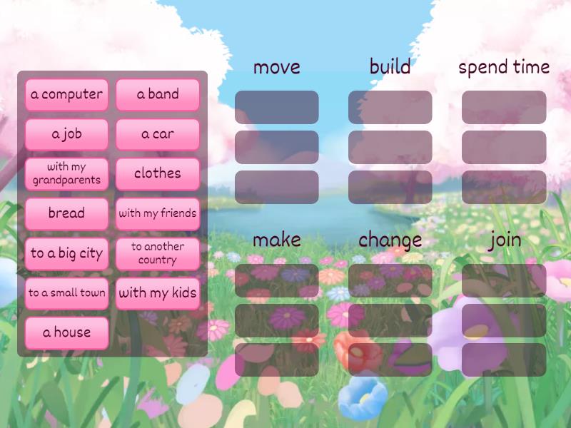 Roadmap A1 10A collocations - Group sort