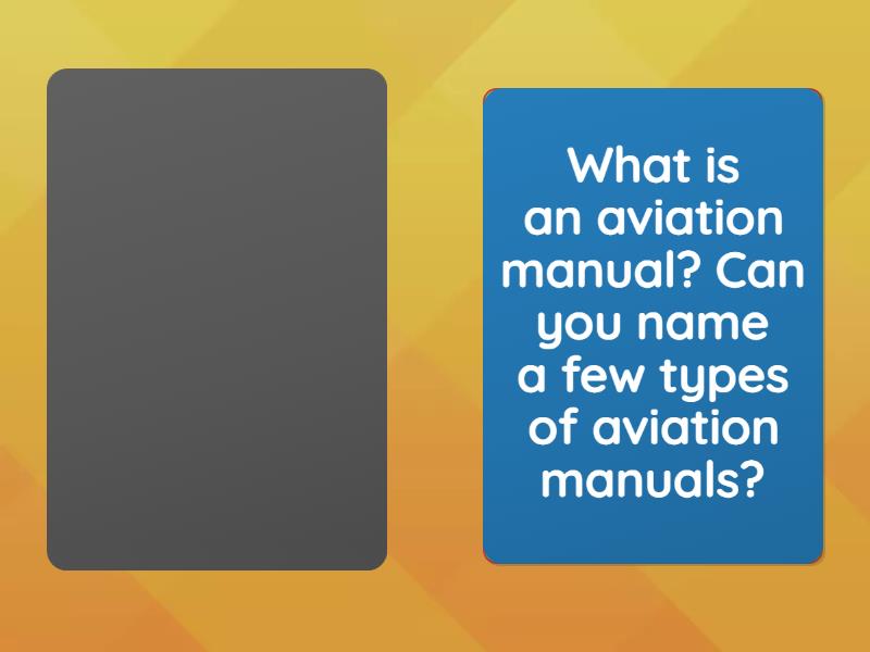 Conversation 1 General questions Aviation - Speaking cards