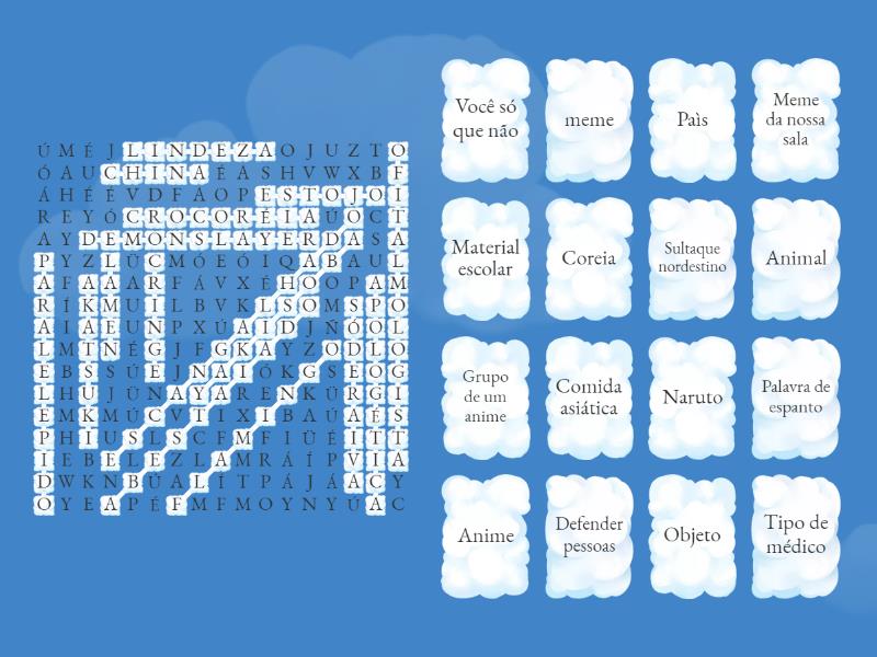 crazy words - Wordsearch