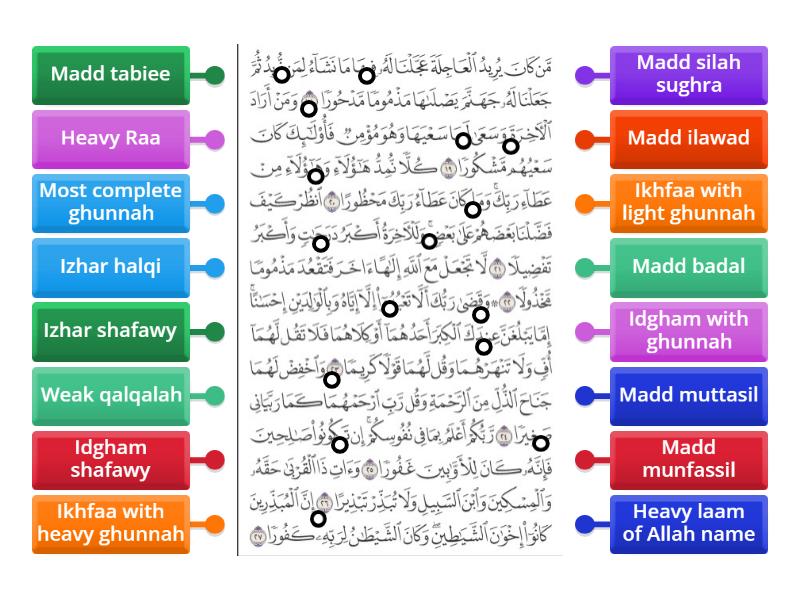 until madd munfasil - Labelled diagram