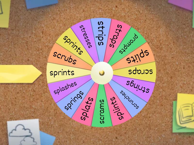 2.5 Suffix Word Wheel - Spin the wheel
