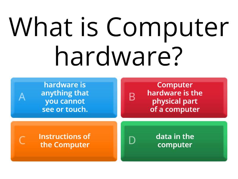 Hardware Quiz - Cuestionario