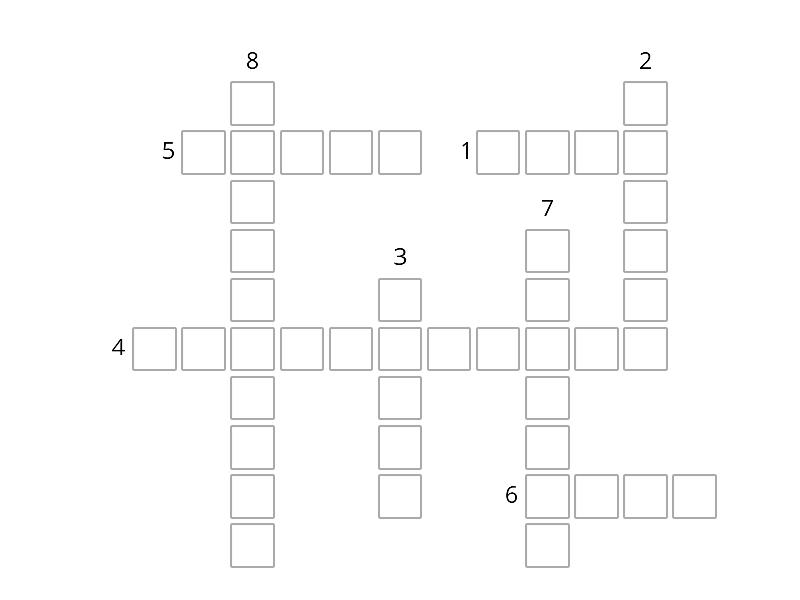 Once upon a time - Crossword