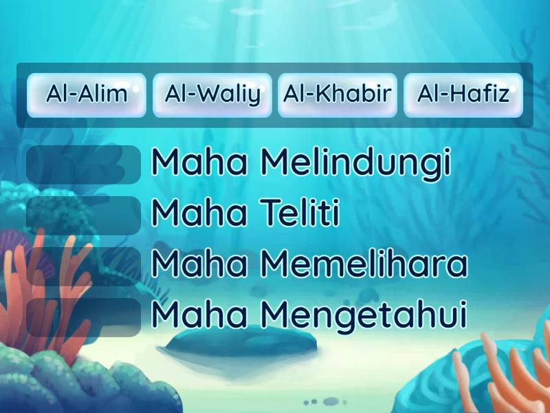 Asmaul Husna Al-Hafiz, Al-Waliy, Al-Alim dan Al-Khabir - Match up