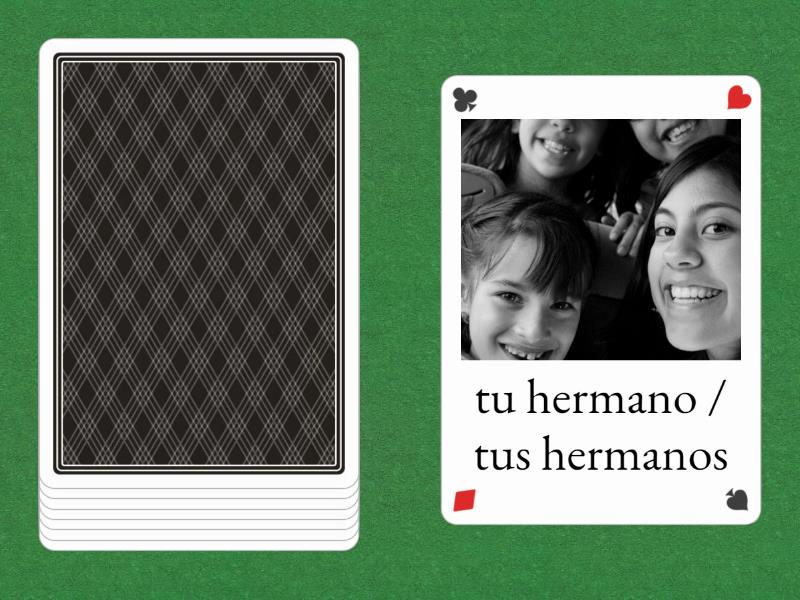 ¿Cómo es / cómo son? - Cartas al azar