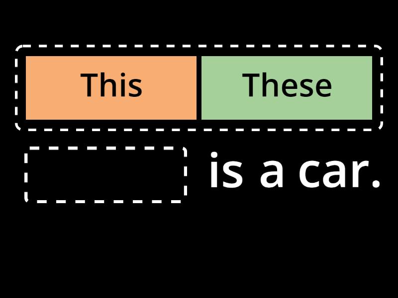 This/these/that/those - Complete the sentence