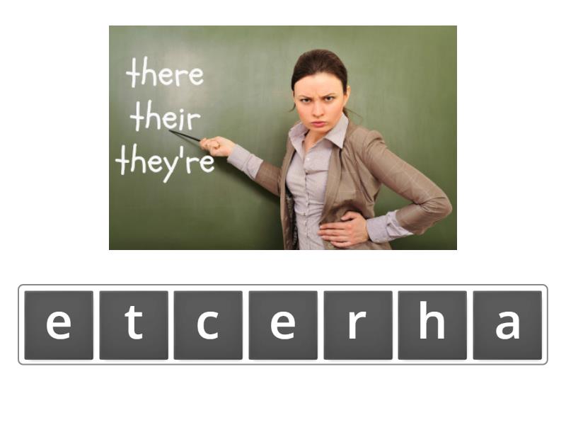 Prepare 1 Unit 1 the classroom - Anagram