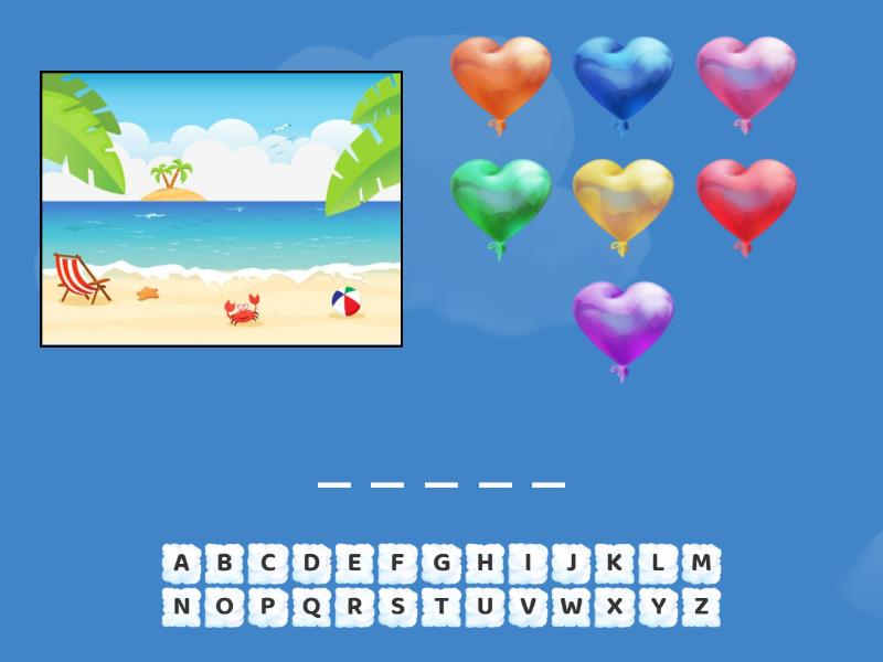 FF1 Unit 15 Beach - Hangman