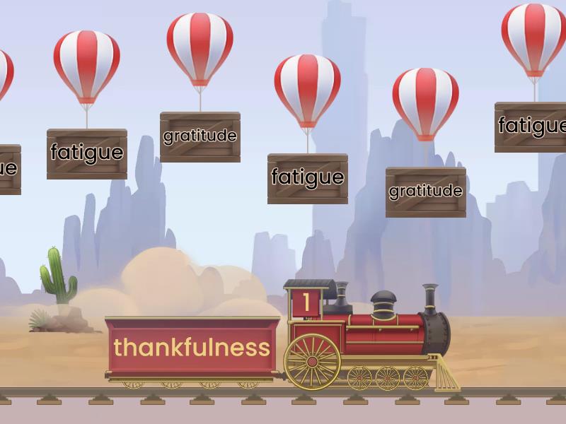 Vocab List 09 - Synonym - Balloon pop