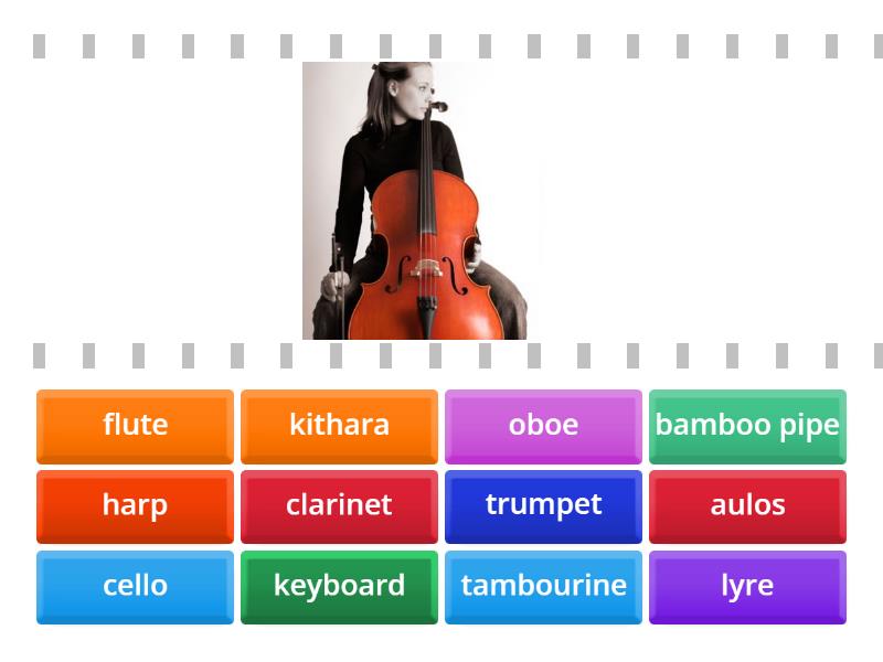 Our World 5 Unit 3 Musical instruments (Reading) - Find the match