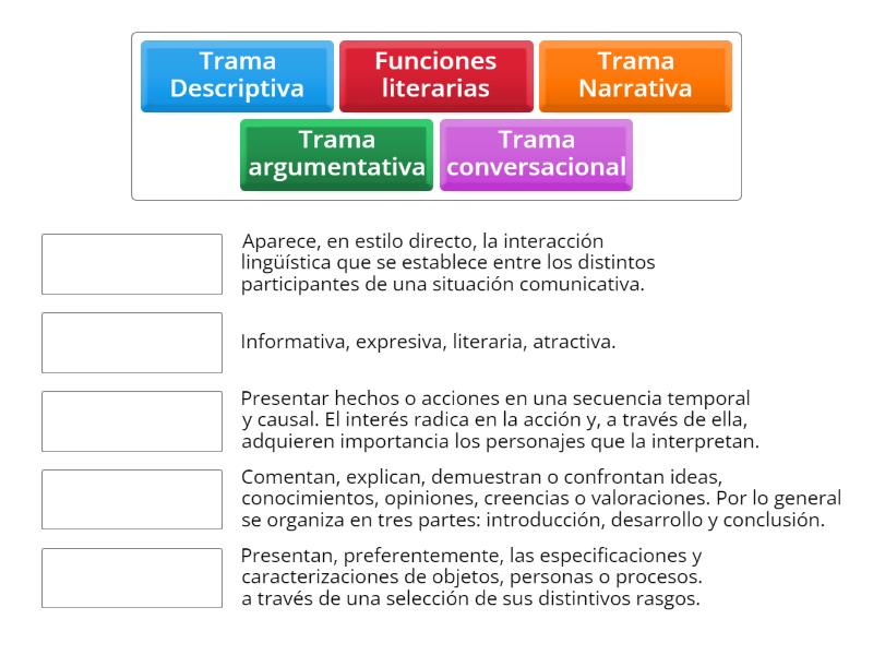 Tramas y funciones - Match up