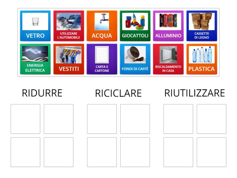 LE TRE R - Group sort