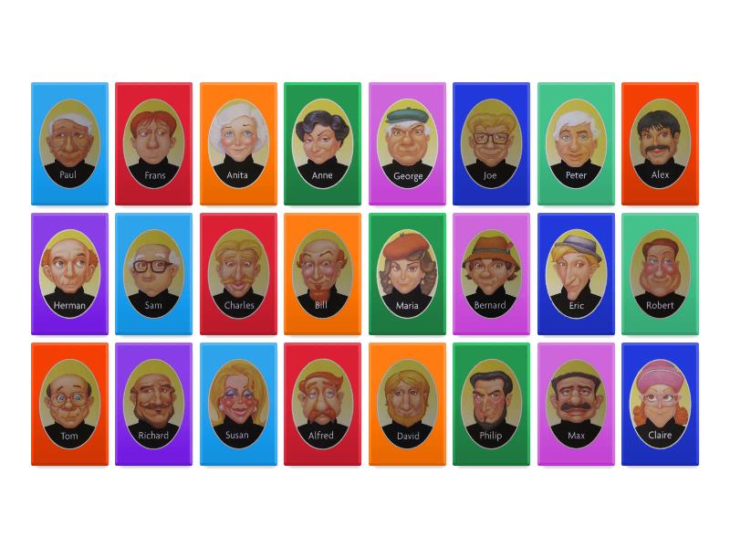 Guess Who - Flip tiles