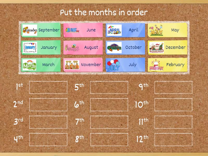 MONTHS 2 - Rank order