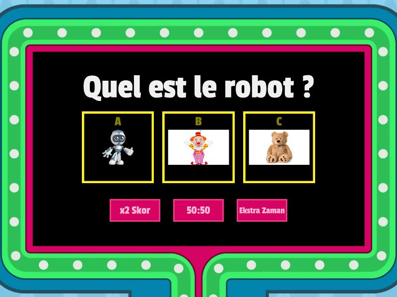 Les jouets - Gameshow quiz