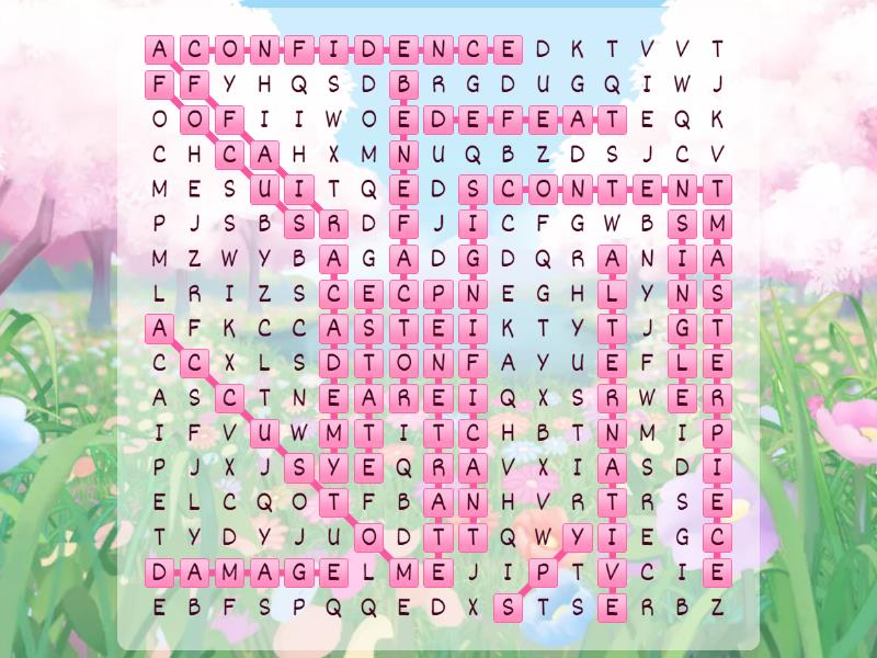EL 6, lesson 87, lexical revision - Wordsearch