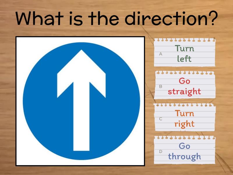 Directions - Quiz