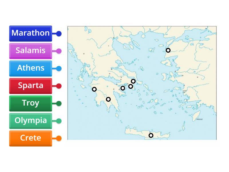 Ancient Hellas - Labelled diagram