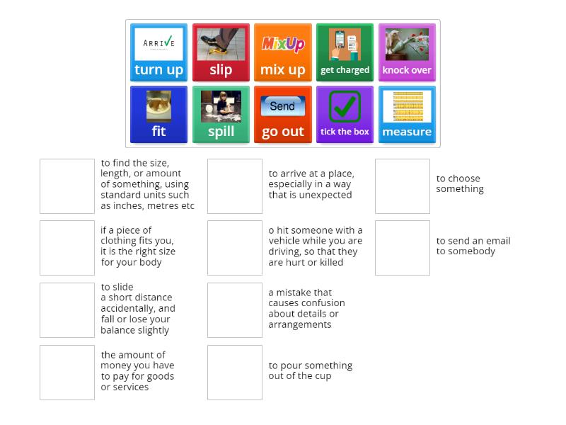 Roadmap B1+ Unit 4A ex.6 vocabulary - Match up