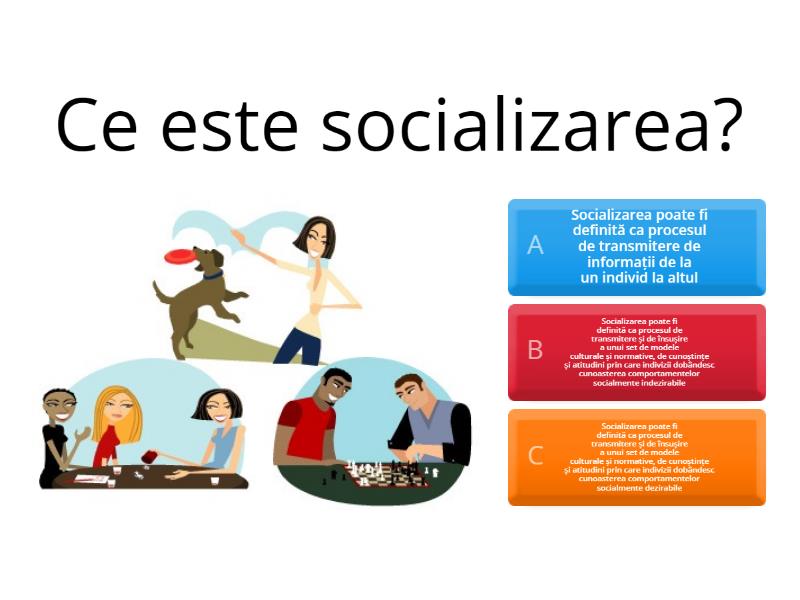 Socializarea - Quiz