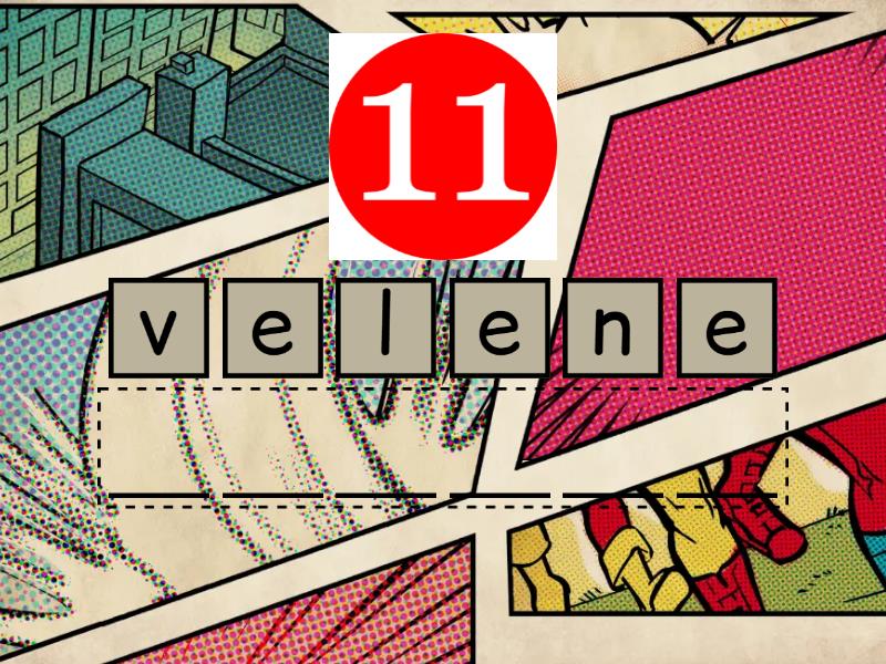 Numbers 11 to 20 - Anagrama