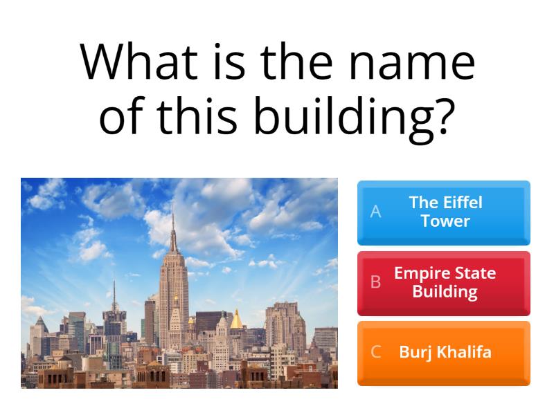 Famous Buildings - Quiz