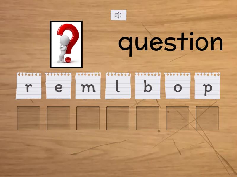 Scientific Method - Anagram