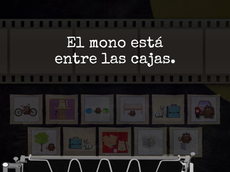 Preposiciones de lugar - Find the match