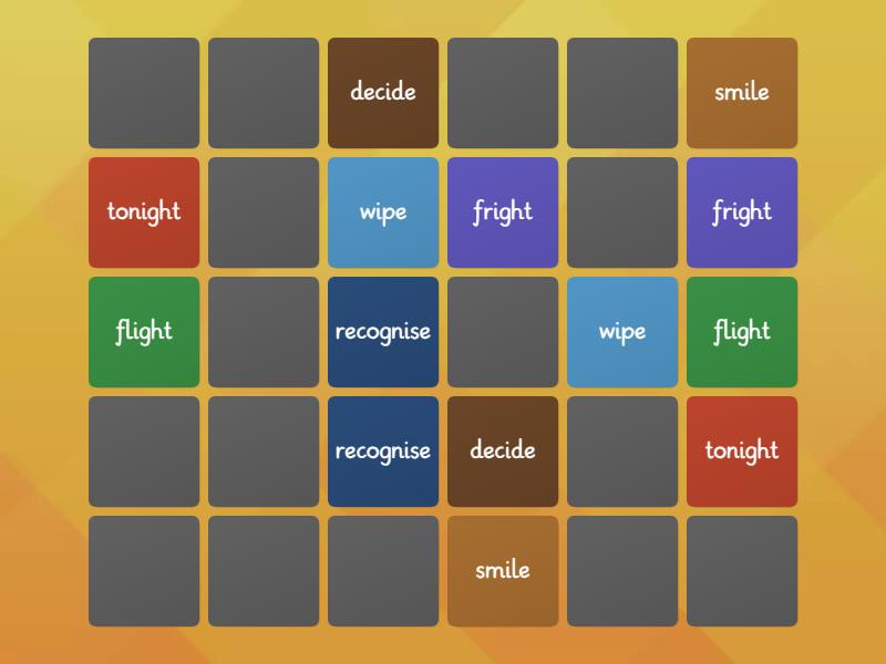 ie phoneme family - Matching pairs