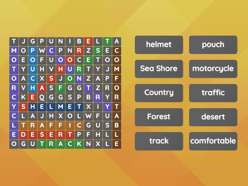 Word Search 1 - Wordsearch