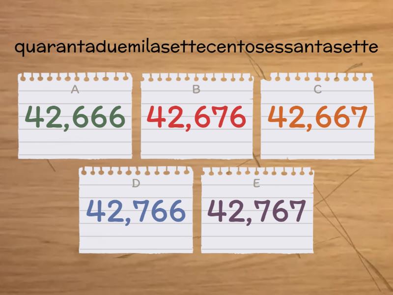 Large Numbers Game Show - Quiz
