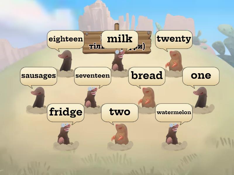 Numbers - Whack-a-mole