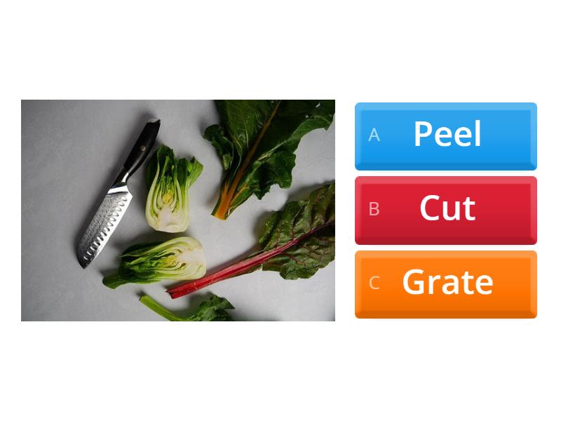 12 Kitchen Verbs_Cutting & Cooking - Quiz