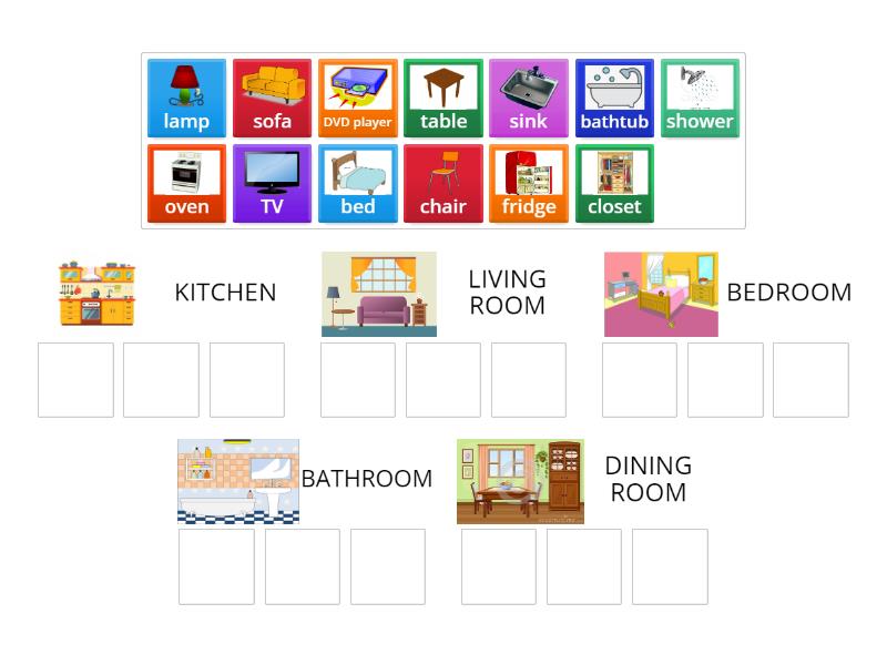 House Objects Group Sort