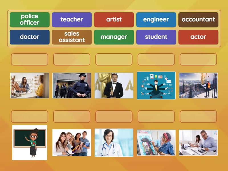 professions - Match up