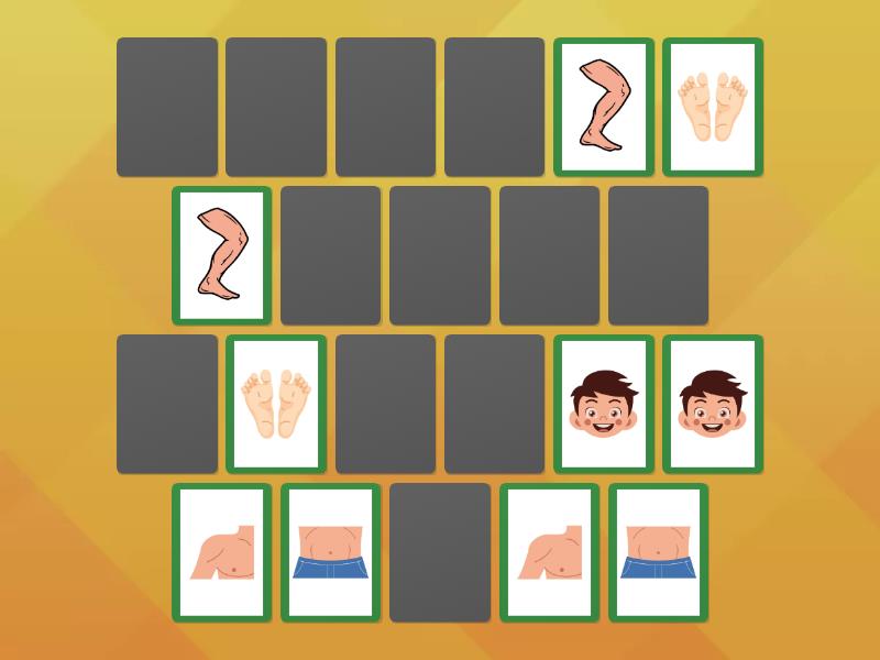 Body part match - Matching pairs
