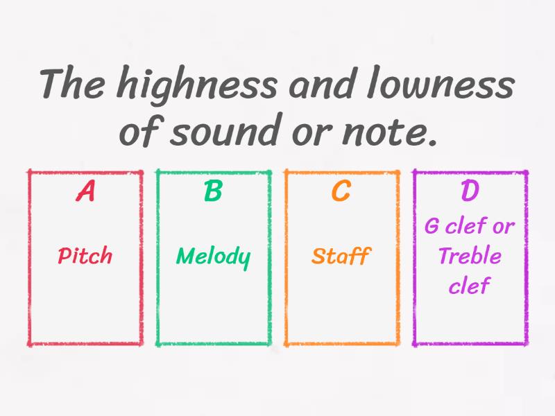 Music 3: Melody & Pitch - Quiz