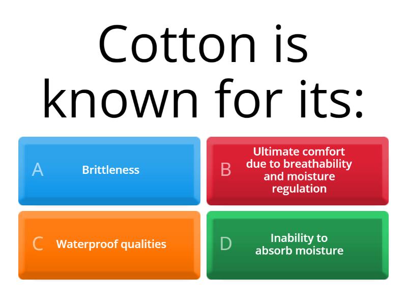 Fun Facts About Cotton! - Quiz