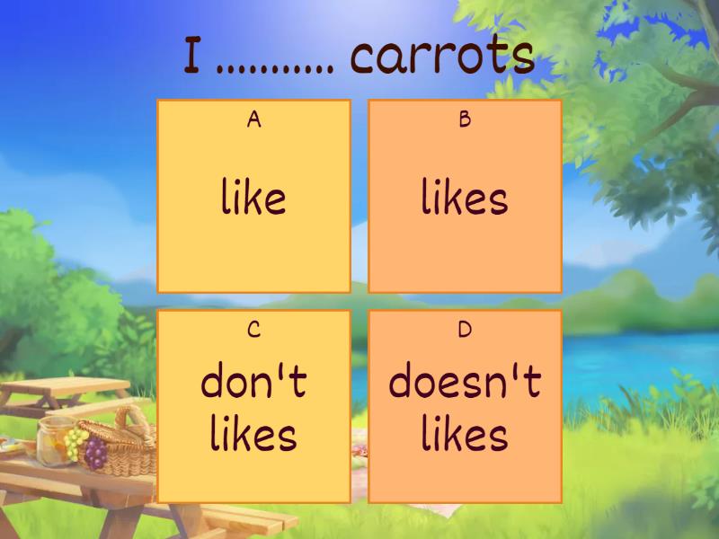 CHERRY 3A-LIKE/LIKES - Quiz