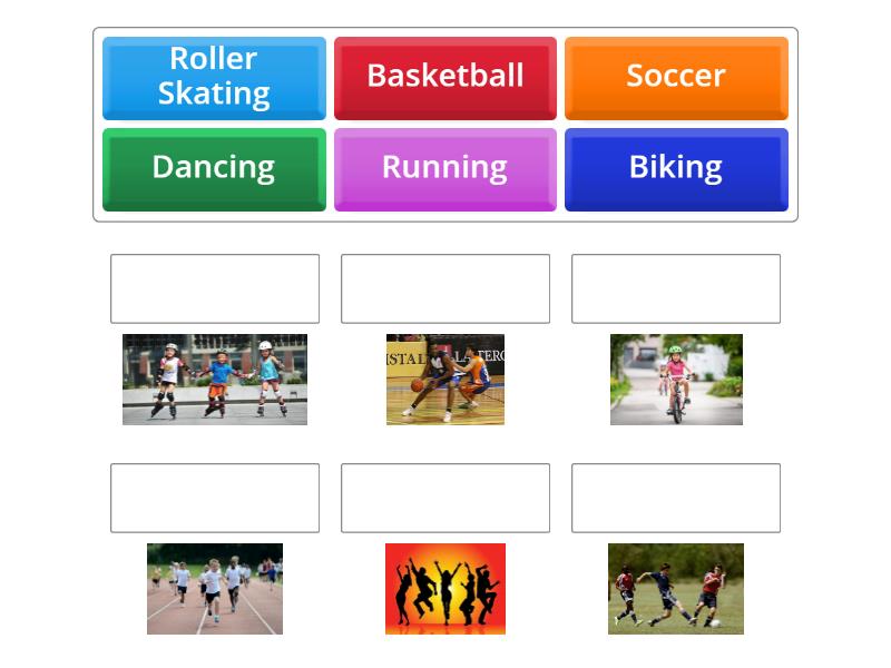 HEALTHY EXERCISE - Match up