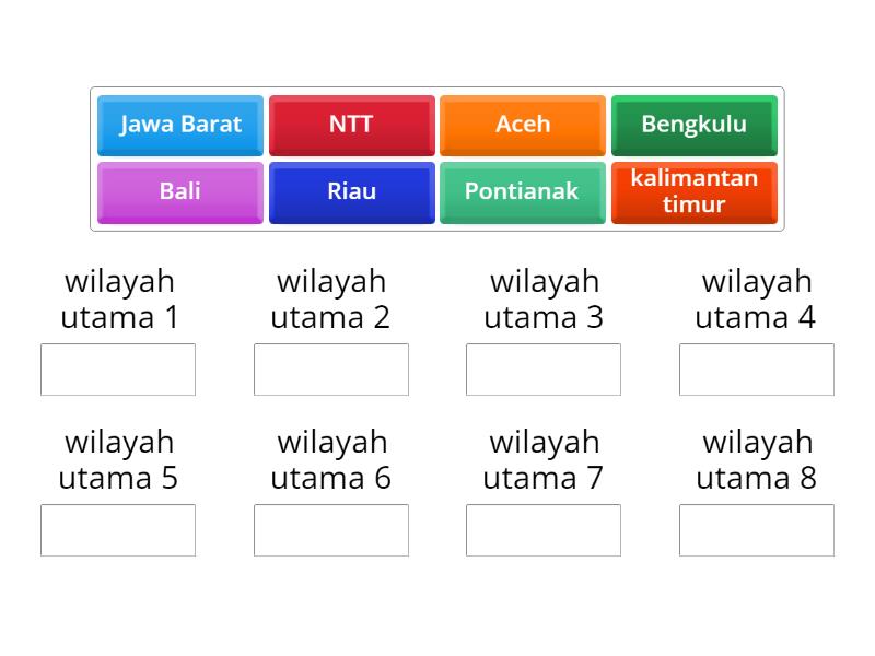 WILAYAH PEMBANGUNAN INDONESIA - Group sort