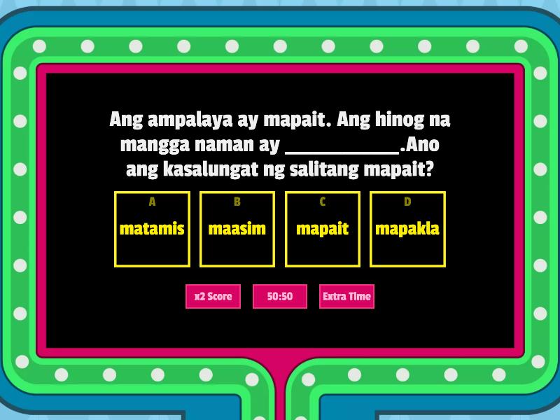 Grade 2-Online Activity - Gameshow quiz