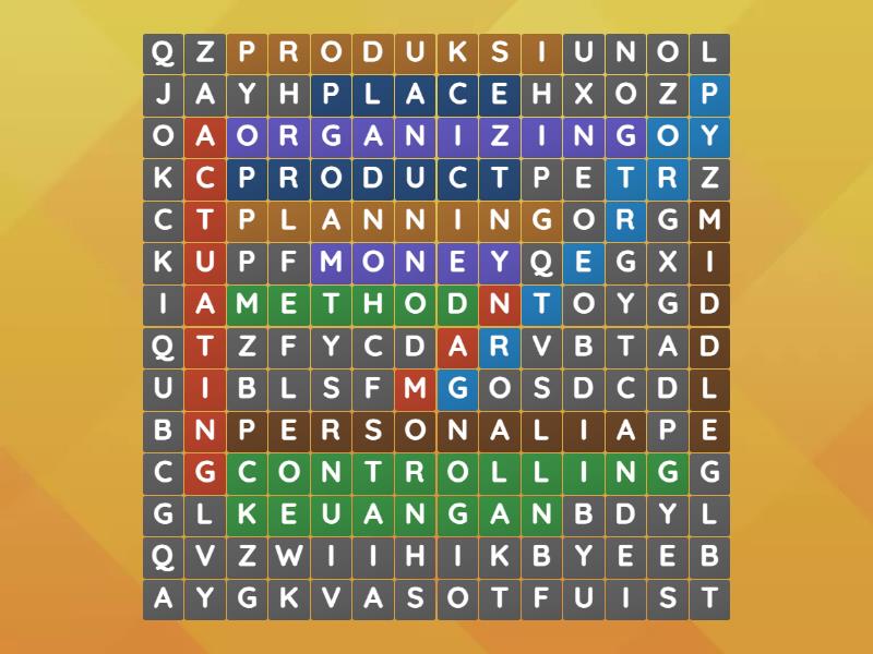 Management - Wordsearch