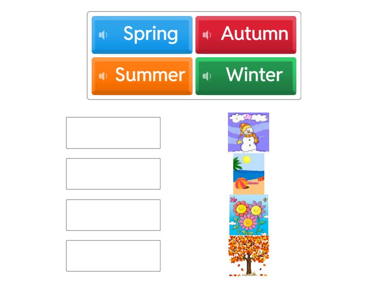 The seasons - Match up