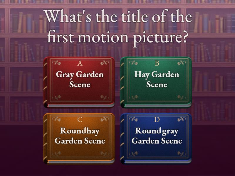 History of cinema - Quiz