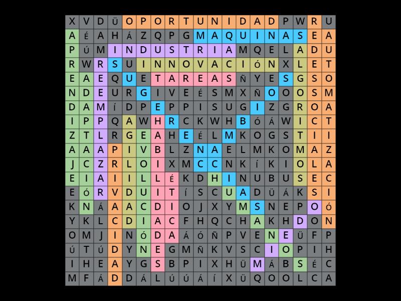 Inteligencia Artificial - Sopa de letras