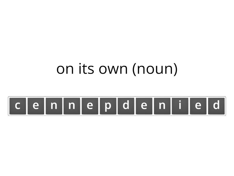 ant-ance-ancy-ent-ence-ency-anagram