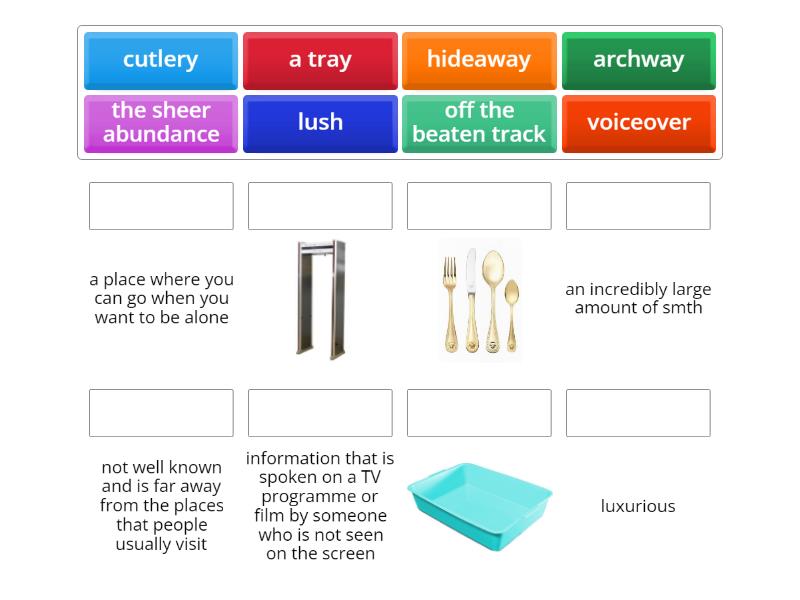 3C Pre-teach - Match up