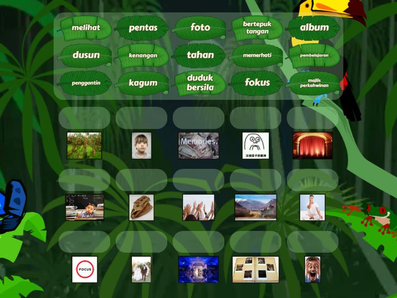 kelas 2 tema 1 keluarga - Match up